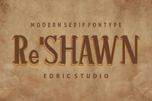 Re’shawn Vintage Font by EdricStudio