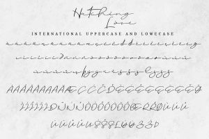 Hatching love Handwritting Font by EdricStudio