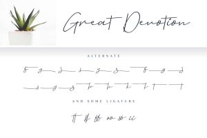 Great Devotion Handwritting Font by EdricStudio