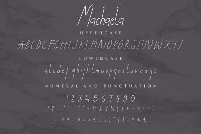 Machaela Handwritten Font by EdricStudio